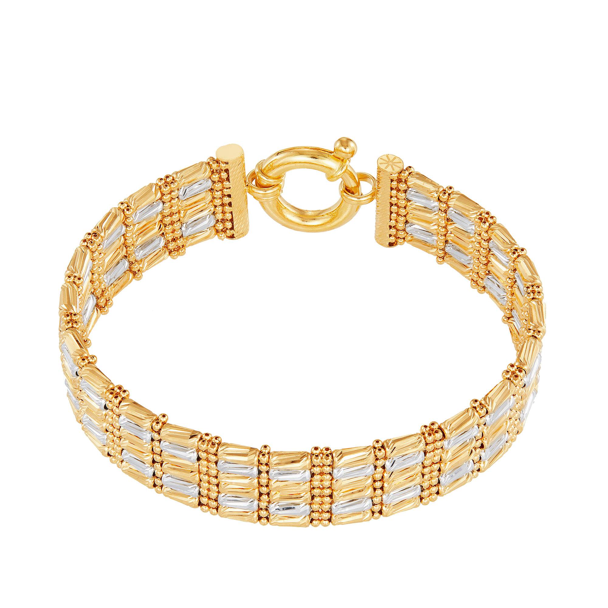 DALILA | Oro Italia 916 Yellow Gold Bangle GB88470122(YW)-BI (22K Gold)