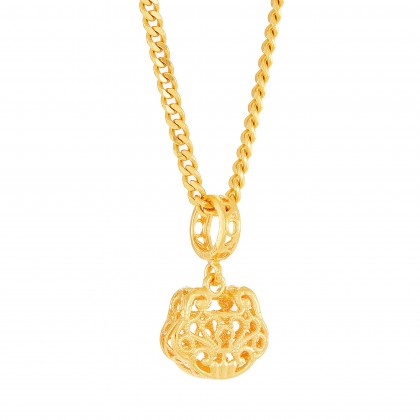 Keyne Yellow Gold Pendant, 916 Gold ZY18-001-010622