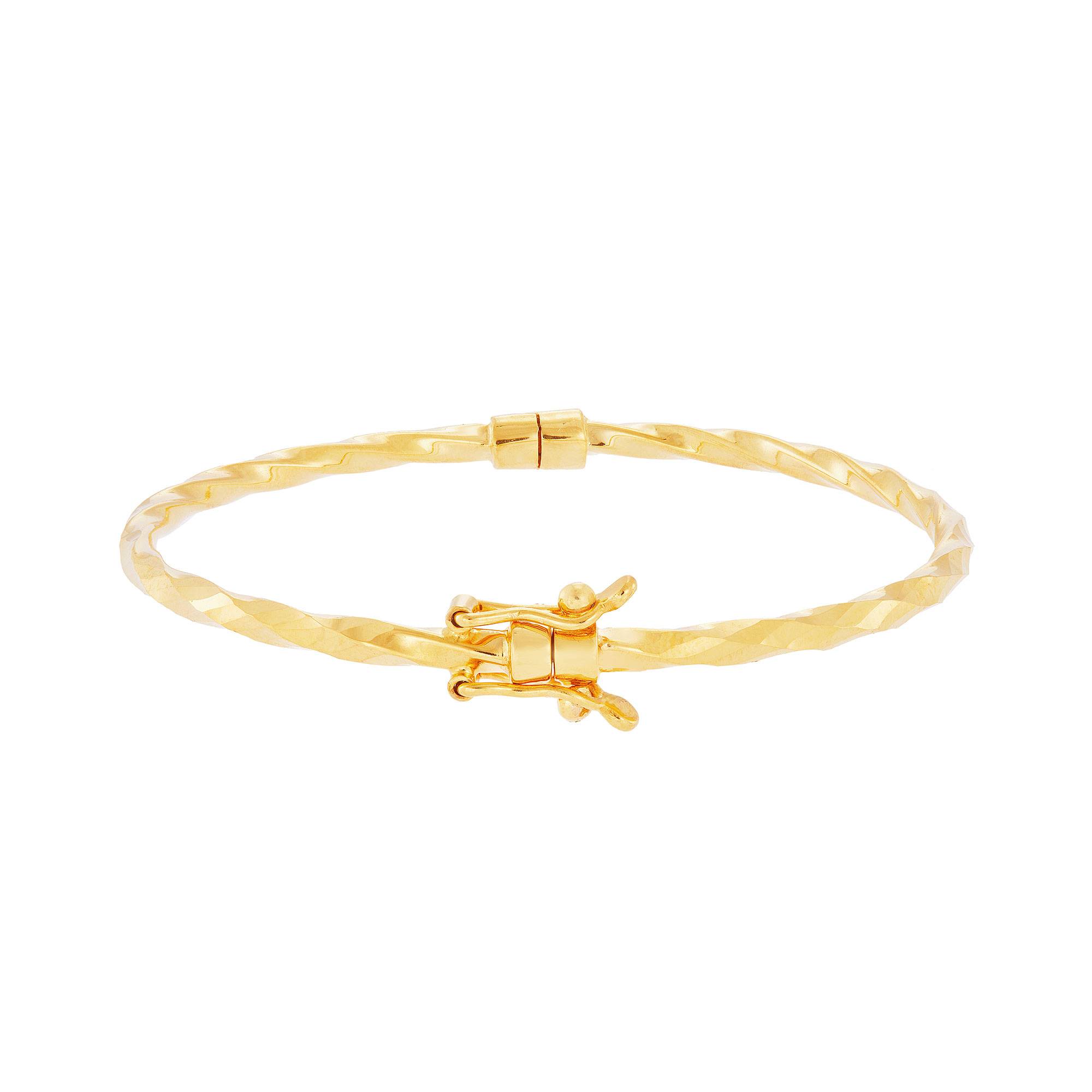 Oro Italia 916 Yellow Gold Bangle GB88990222
