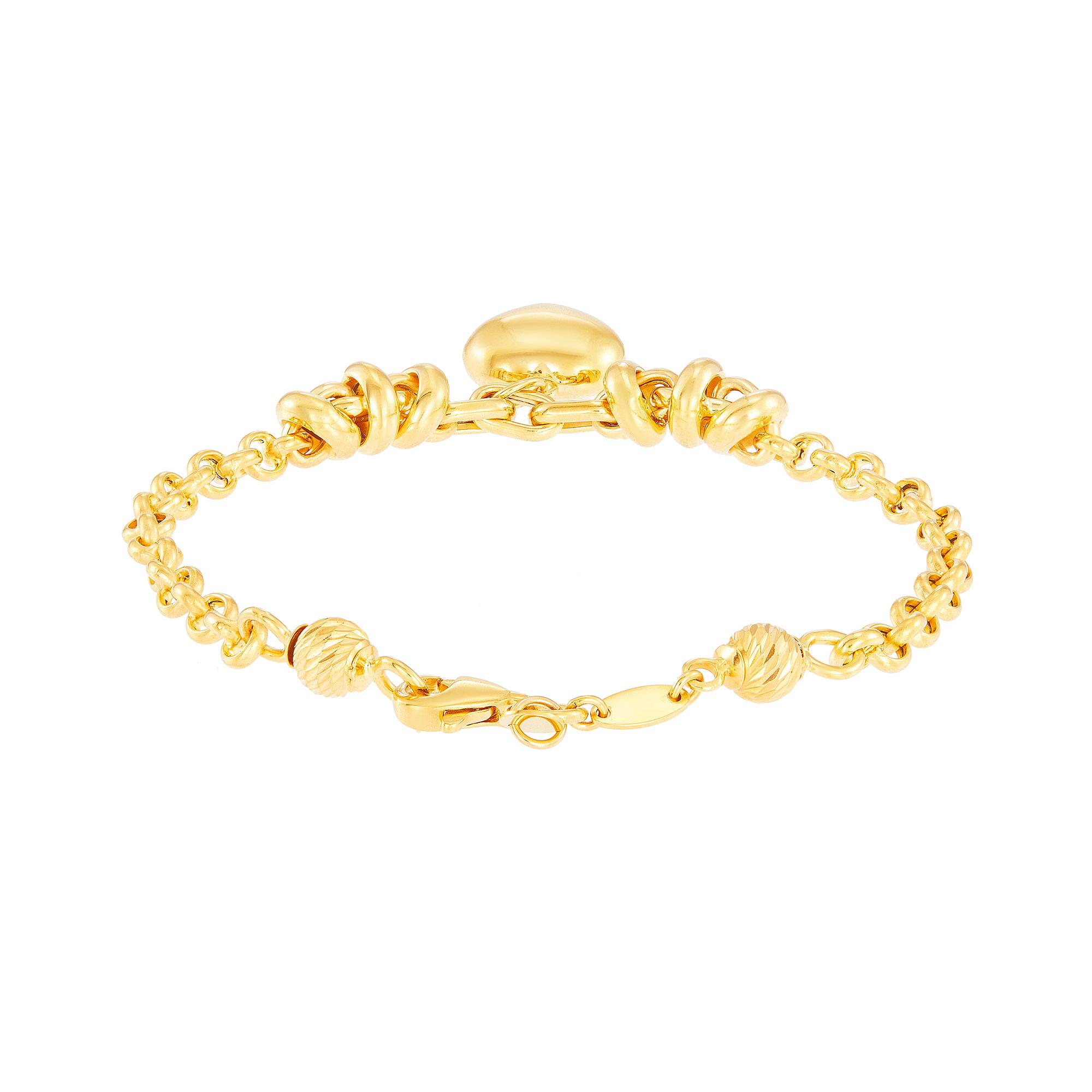 Oro Italia 916 Yellow Gold Bracelet GW41380922