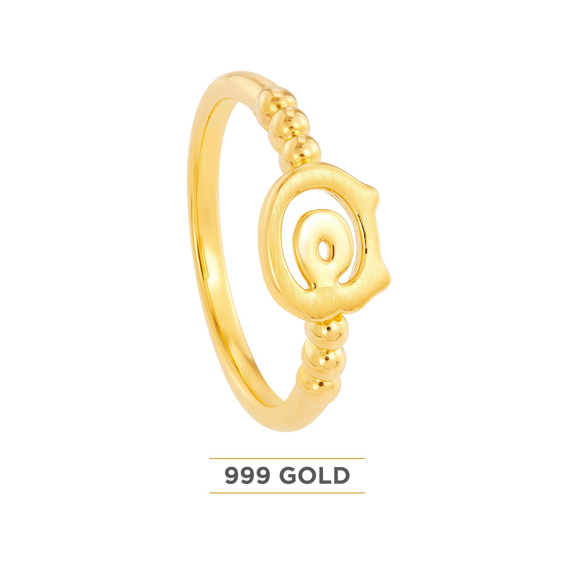 999/24K Yellow Gold Ring R9AAV1222