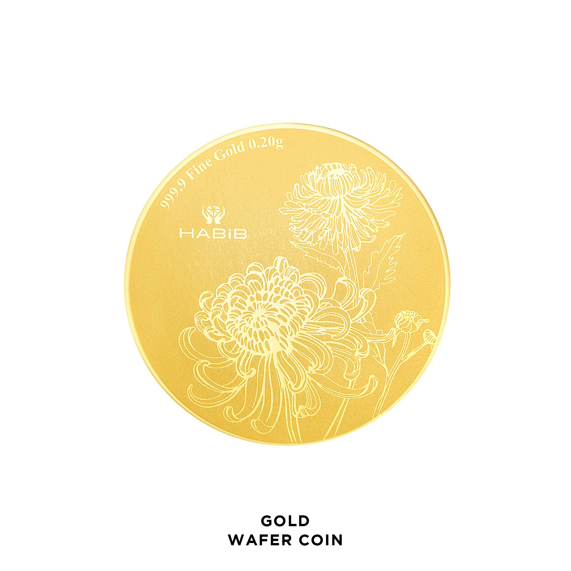 Tekat Gold Wafer Coin, 999.9 Gold (0.20G)