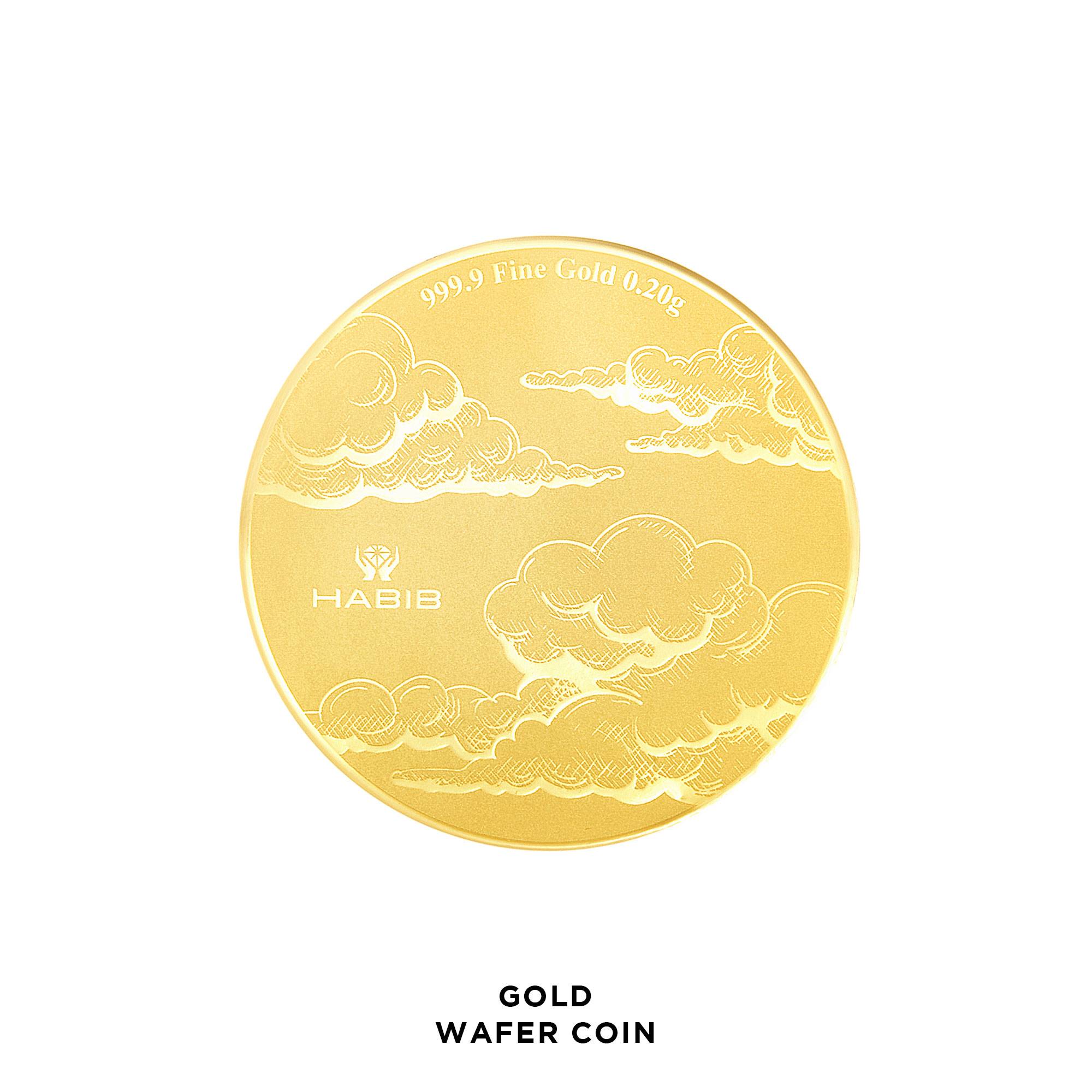 Tekat Gold Wafer Coin, 999.9 Gold (0.20G)