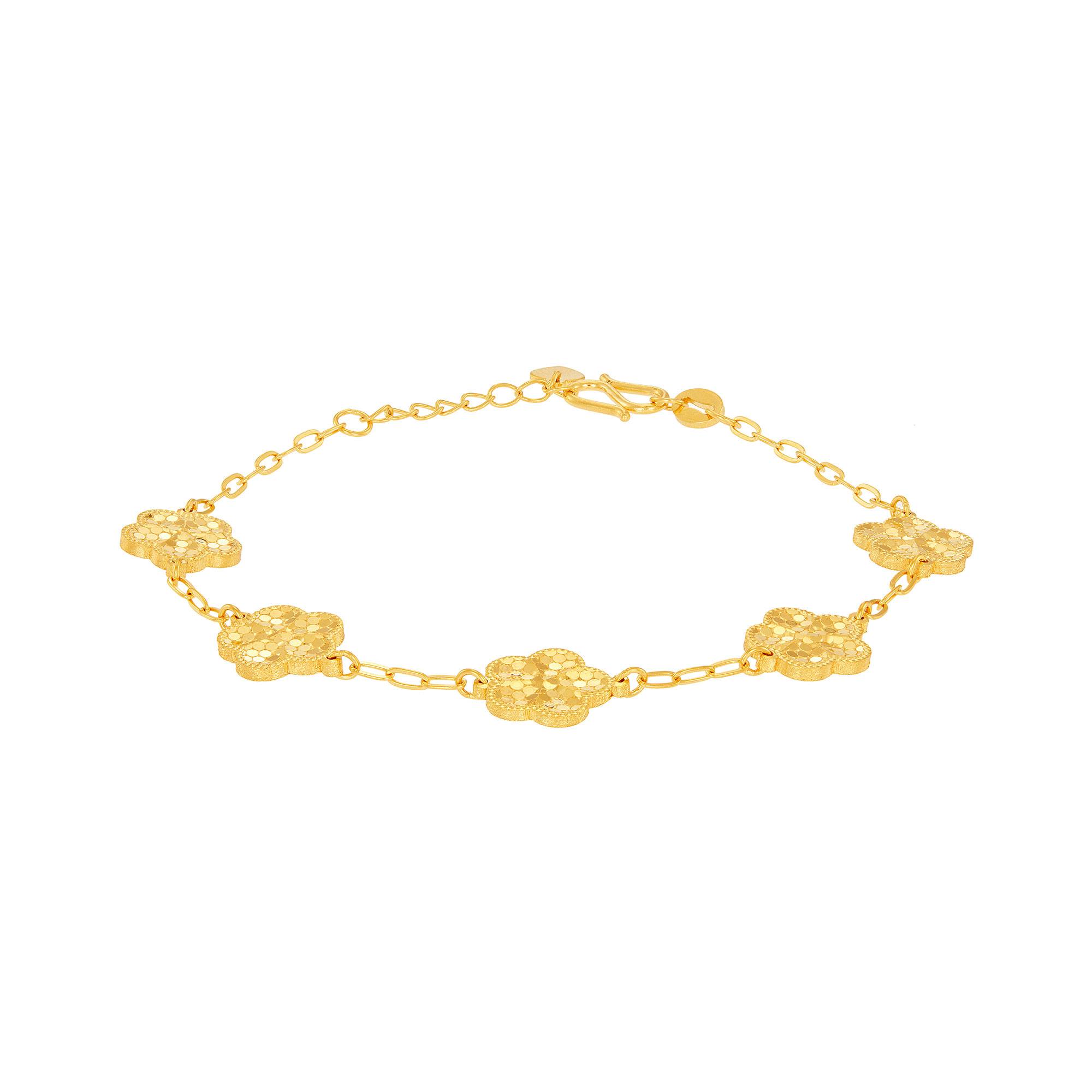 999/24K Yellow Gold Bracelet WWGB2110423