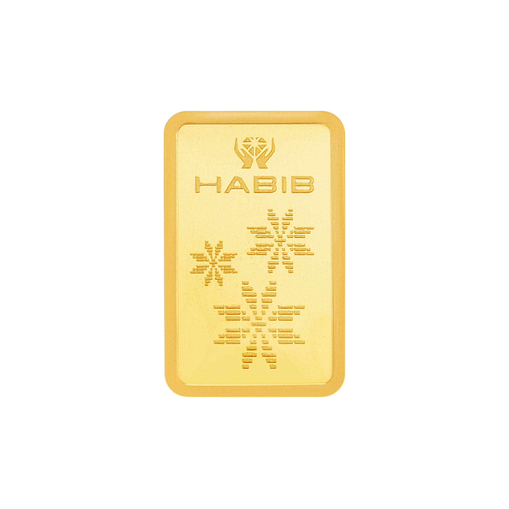 HABIB 2.5g 999.9 Gold Bar (Songket) - Accredited by London Bullion ...