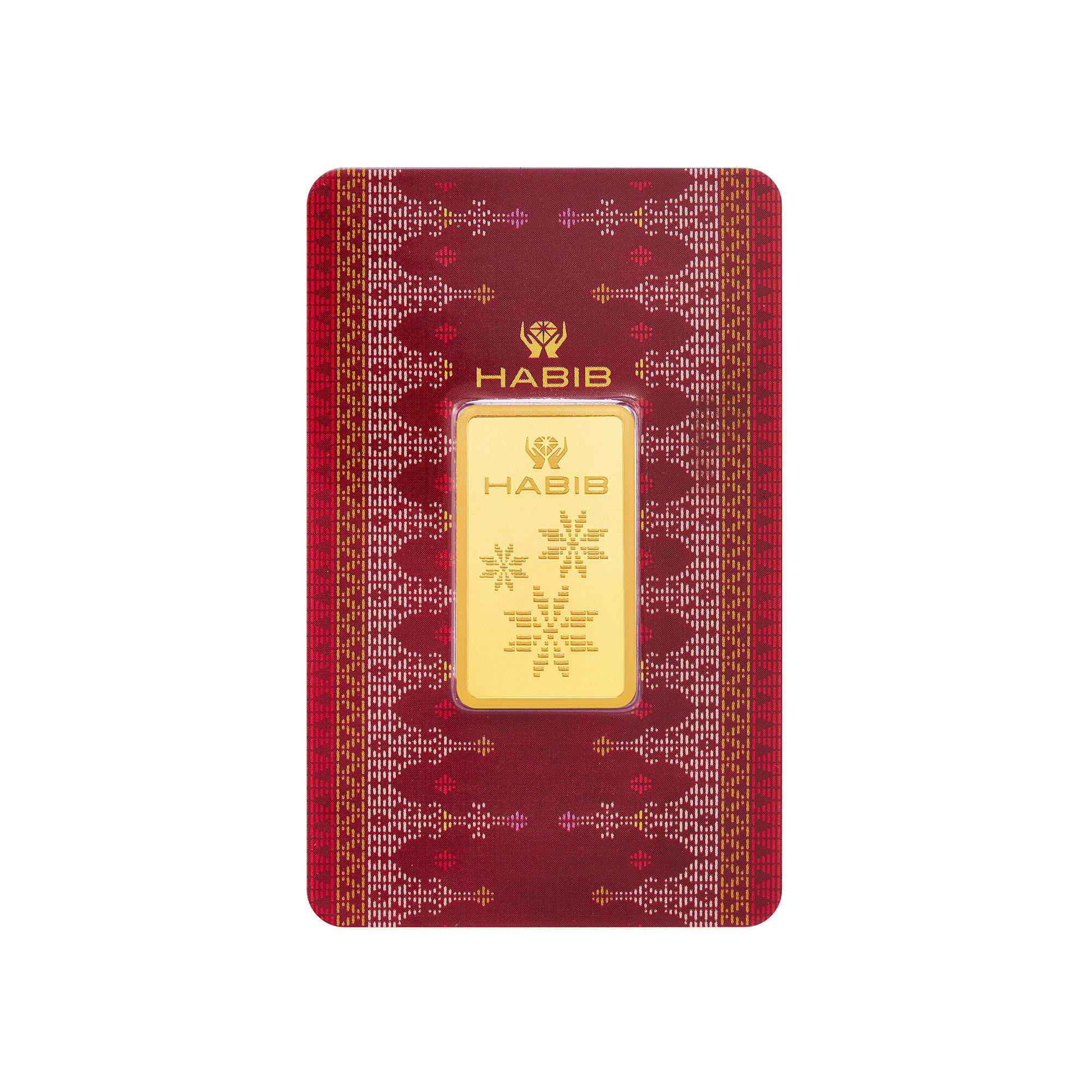 HABIB 20g 999.9 Gold Bar (Songket) - Accredited by London Bullion ...