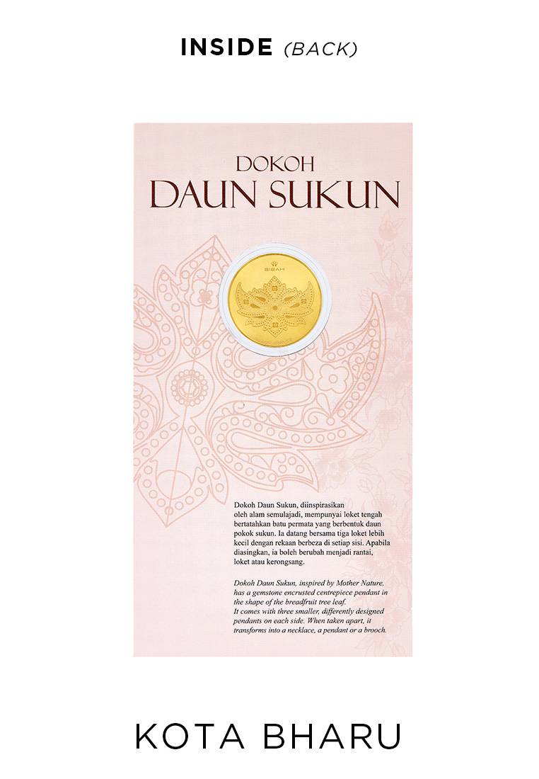 Kebaya Collection Gold Wafer Coin 9999 Gold 020g