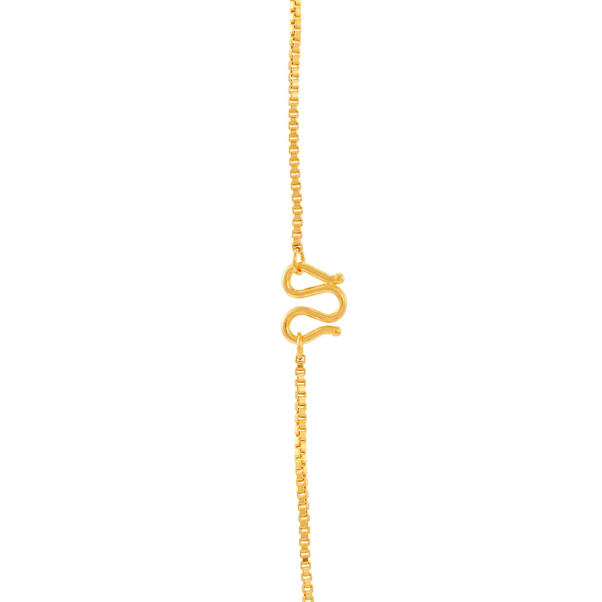 999/24K Yellow Gold Necklace WWGC1020423