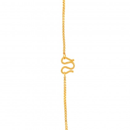 999/24K Yellow Gold Necklace WWGC1020423