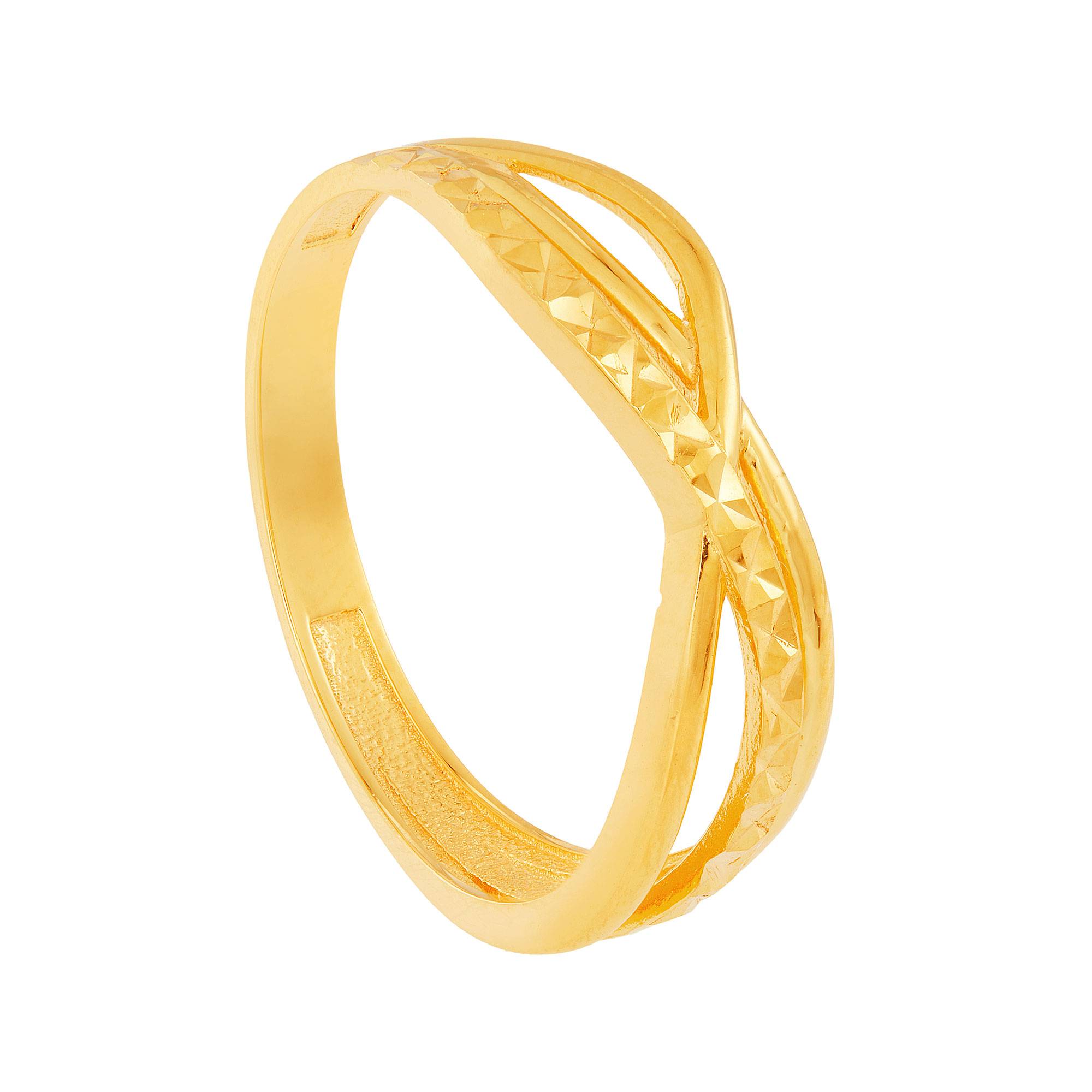 Oro Italia 916 Yellow Gold Ring GR49870523