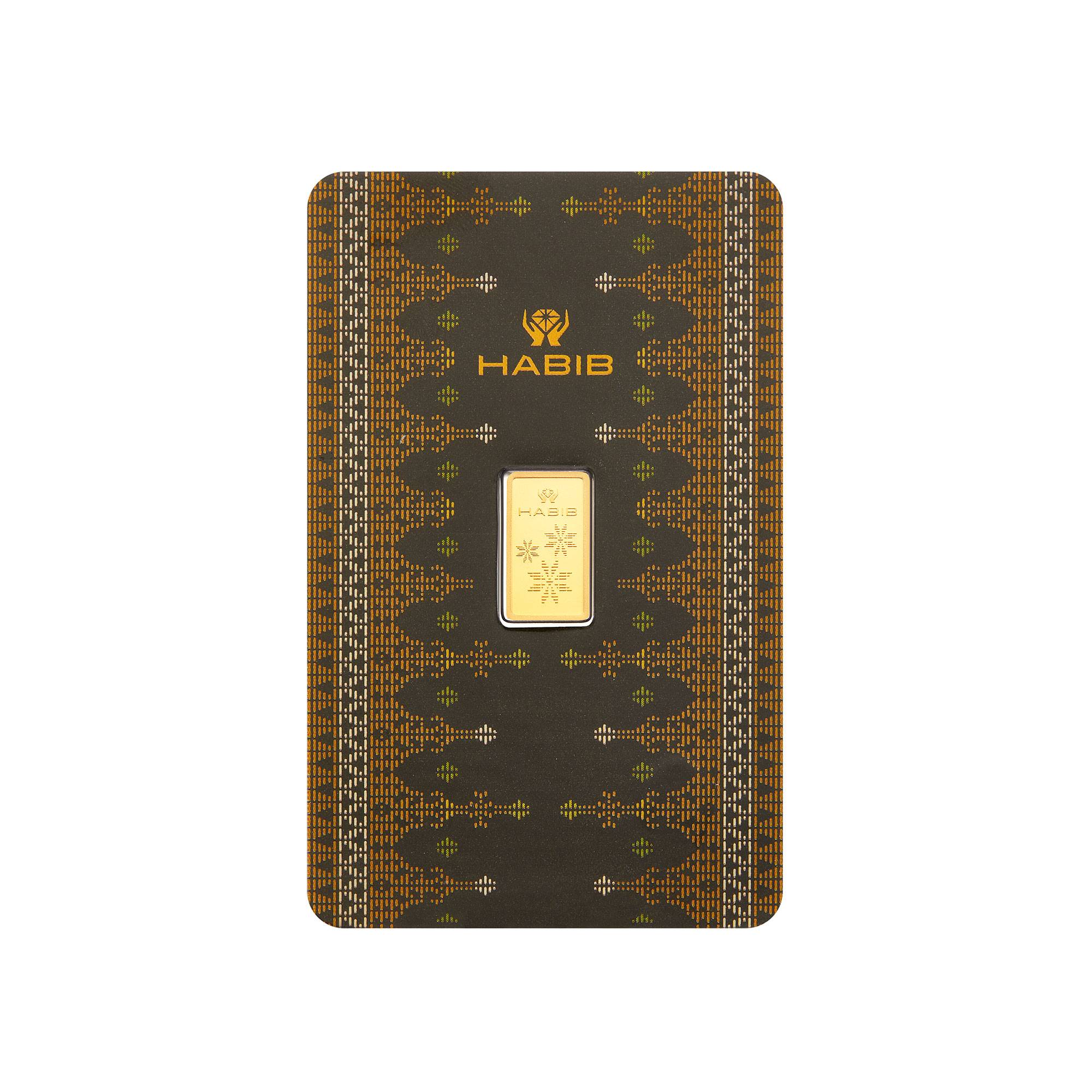 HABIB 0.5g 999.9 Gold Bar (Songket) - Accredited by London Bullion ...