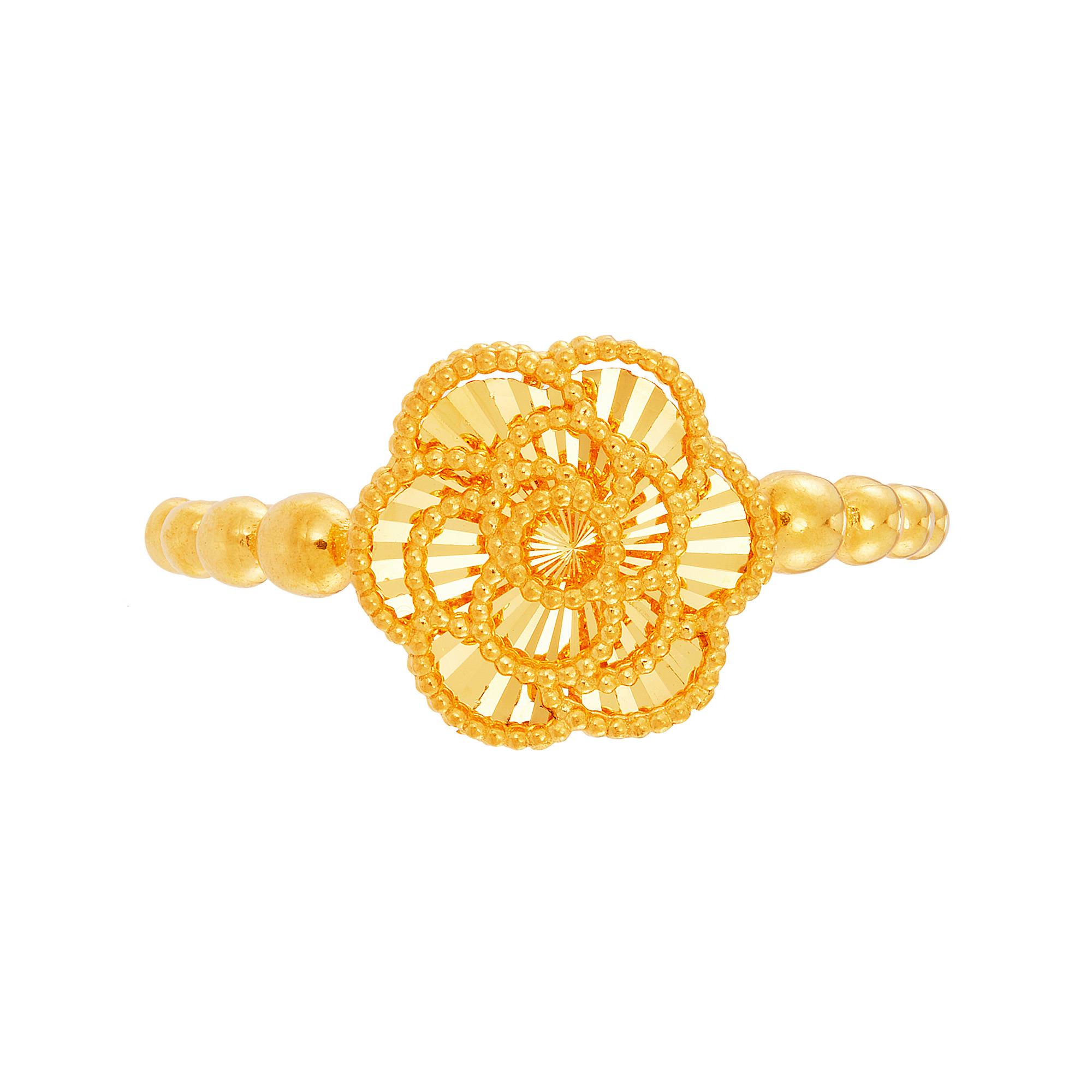 Oro Italia 916 Yellow Gold Ring GR50670723