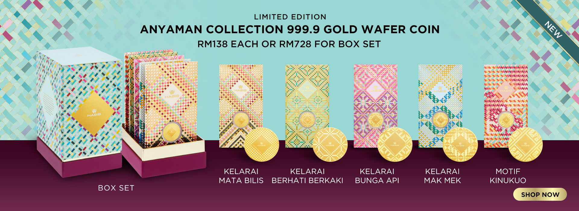 Gold Wafers - Wafer Emas | HABIB