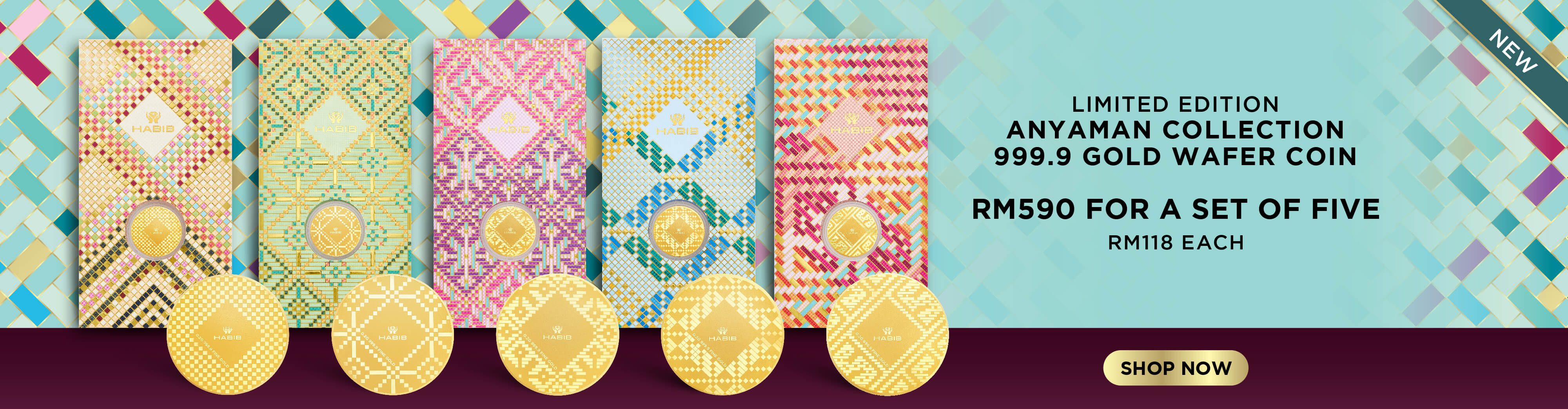 Gold Wafers - Wafer Emas | HABIB