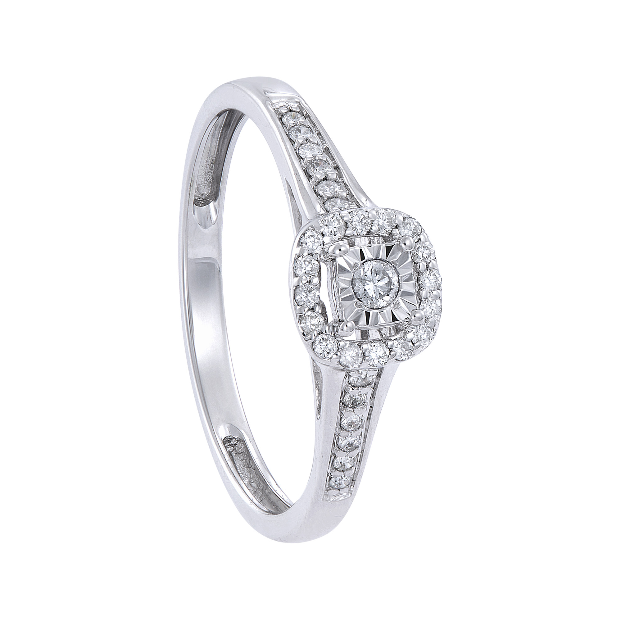 Diamond Ring in 375/9K White Gold 265880223