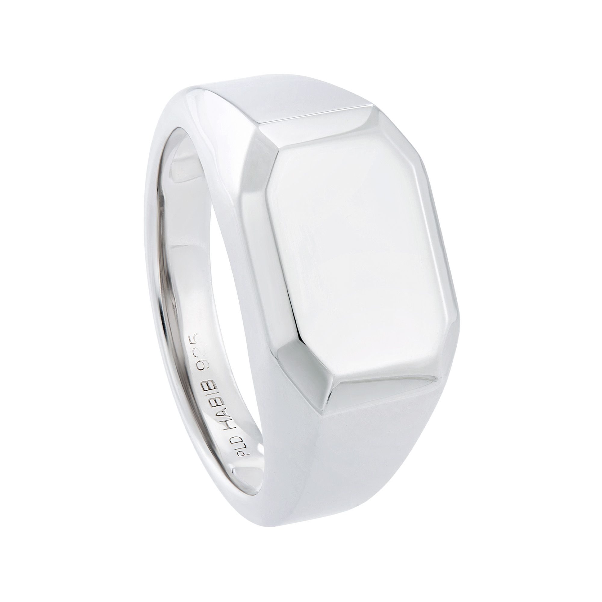 925 Silver Palladium Ring 093440424(PLD)