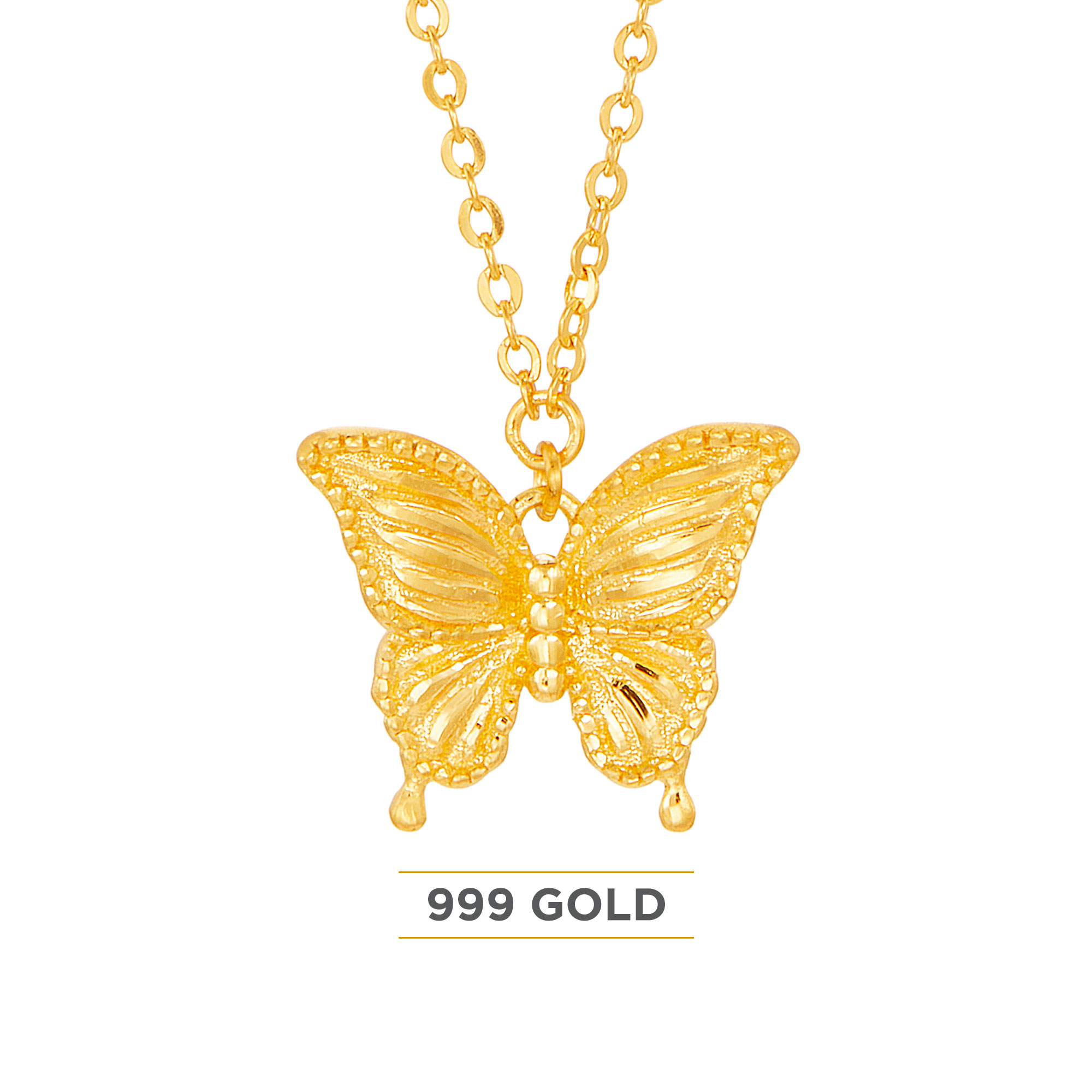 999/24K Yellow Gold Necklace WWGC1370524