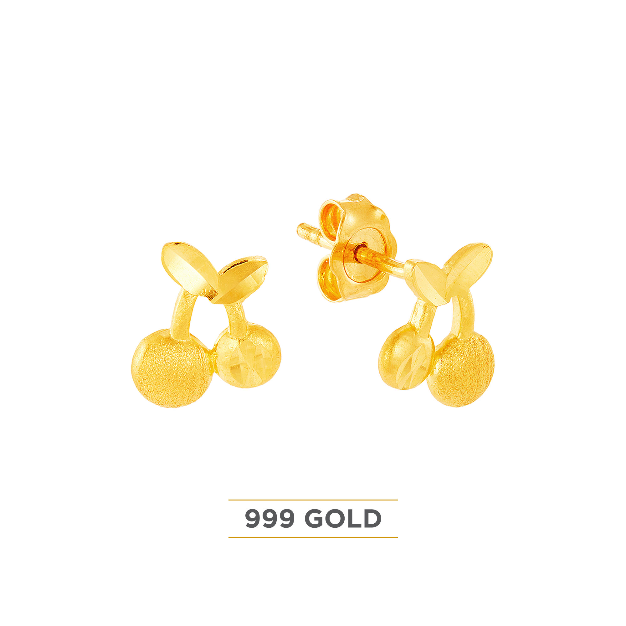 999/24K Yellow Gold Earrings WWGE560524