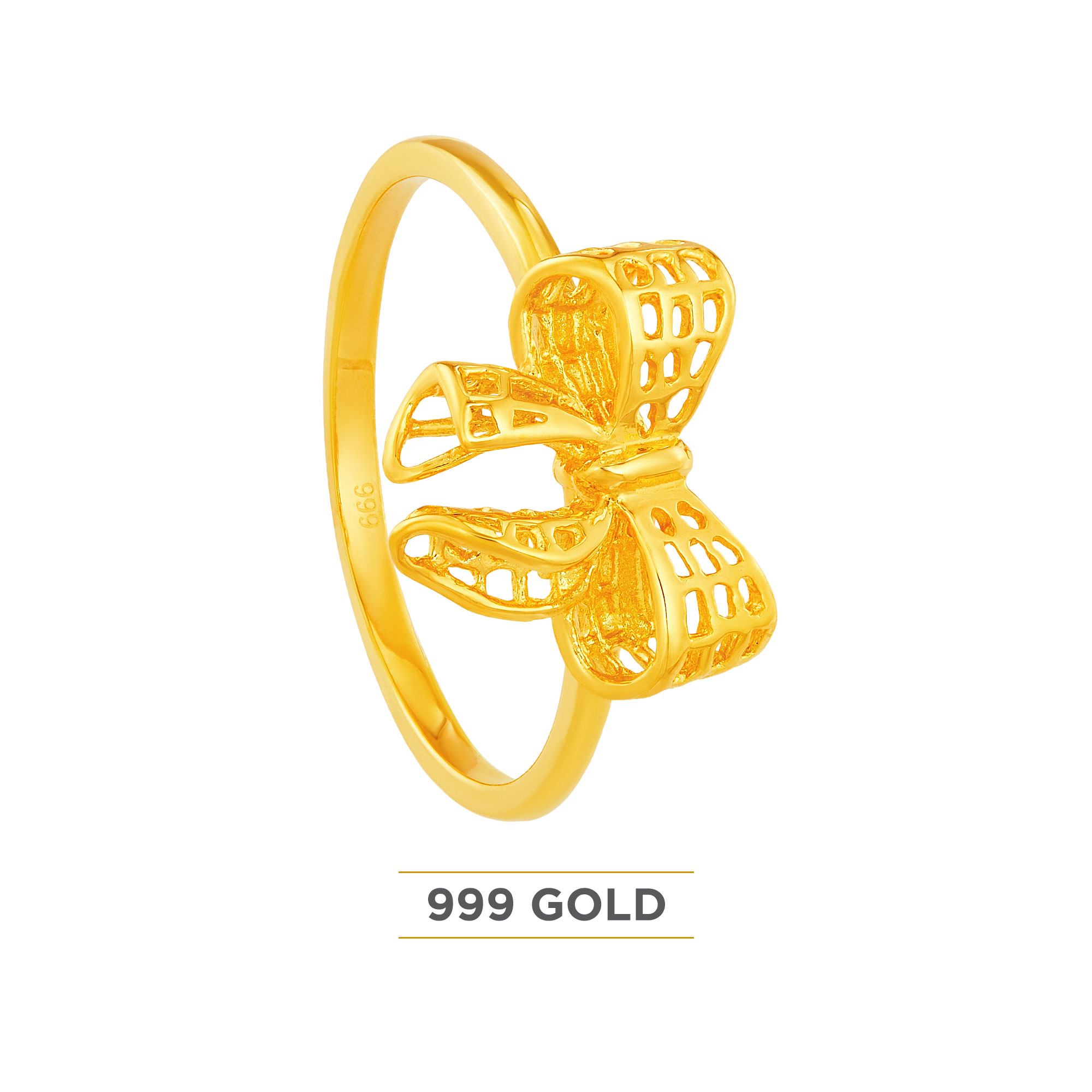 999/24K Yellow Gold Ring WWGR2050624