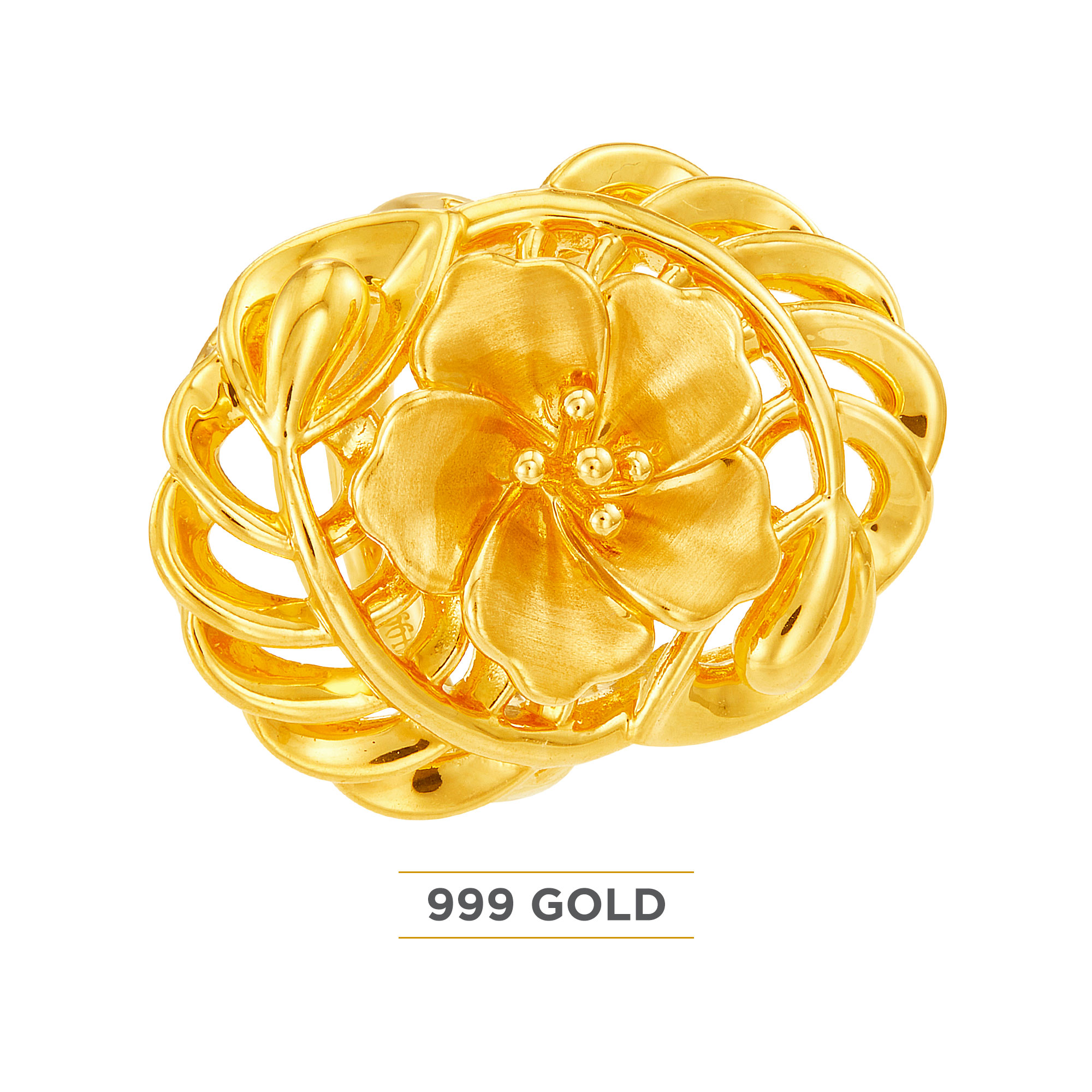 999/24K Yellow Gold Ring LTR030624