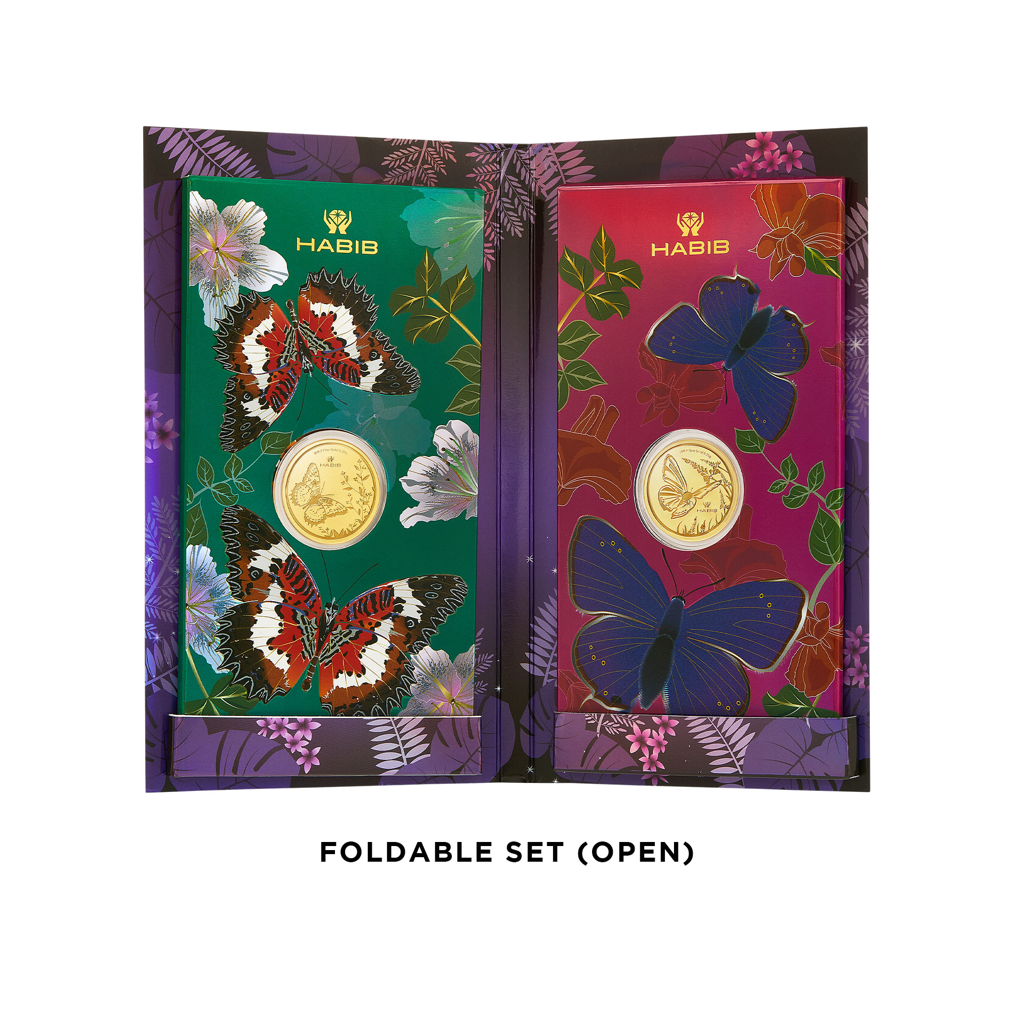 HABIB Butterfly 2.0 Collection | 999.9 Gold Wafer Coin (0.40g)