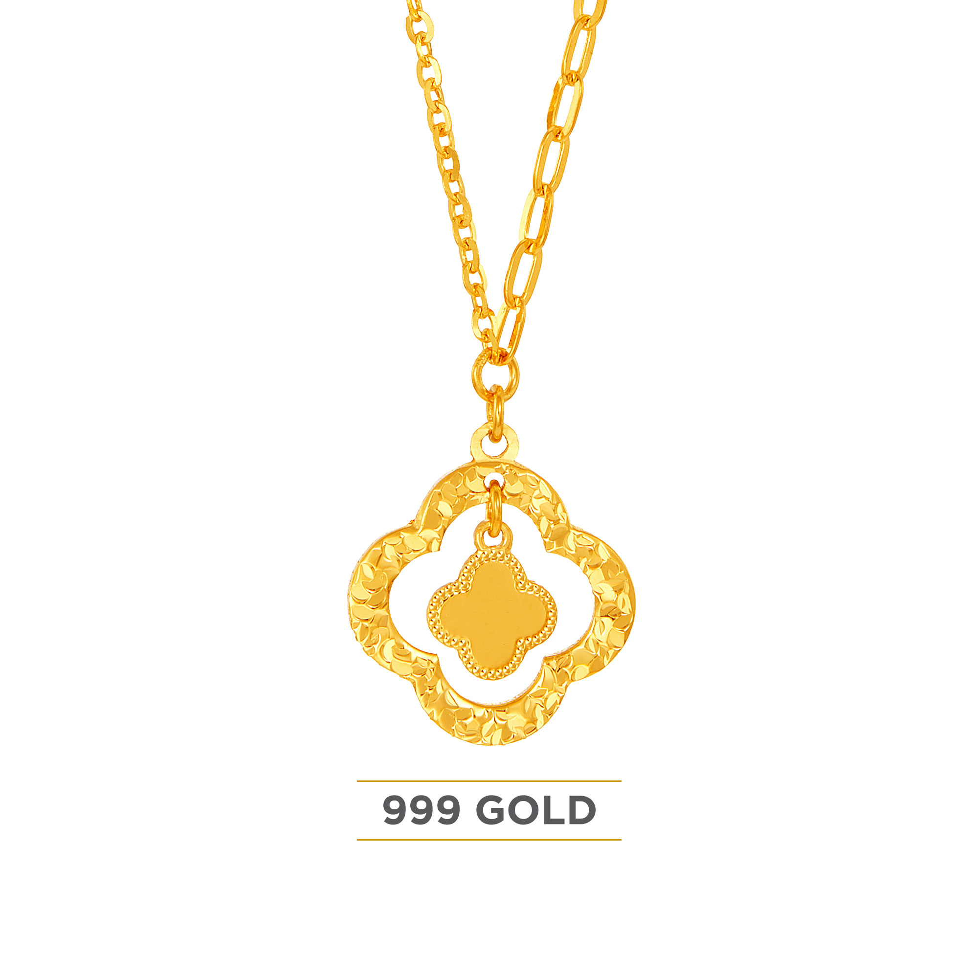 999/24K Yellow Gold Necklace 9GC00051024