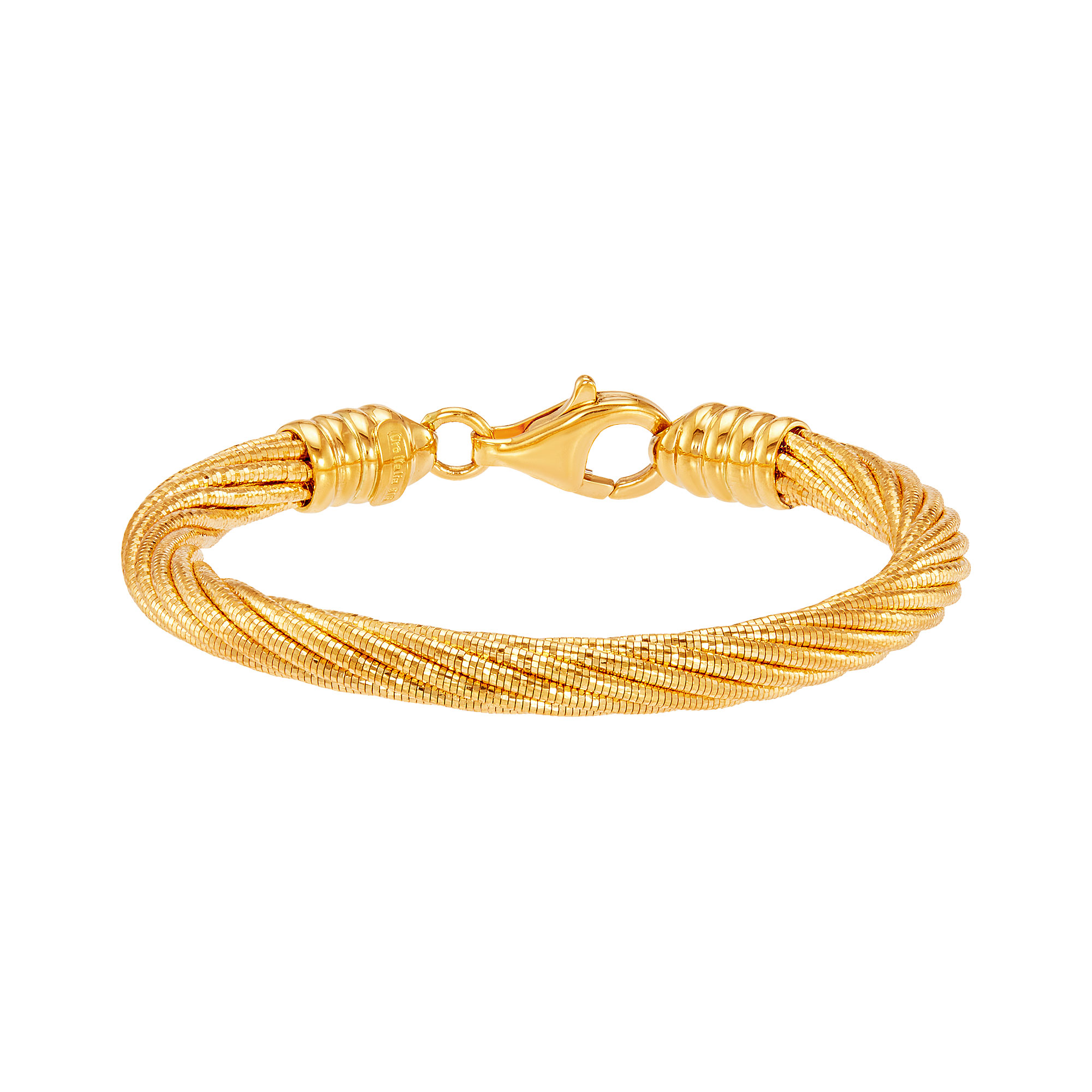 CAVO | Oro Italia 916 Yellow Gold Bangle GB85300824(BBY) (for baby ...