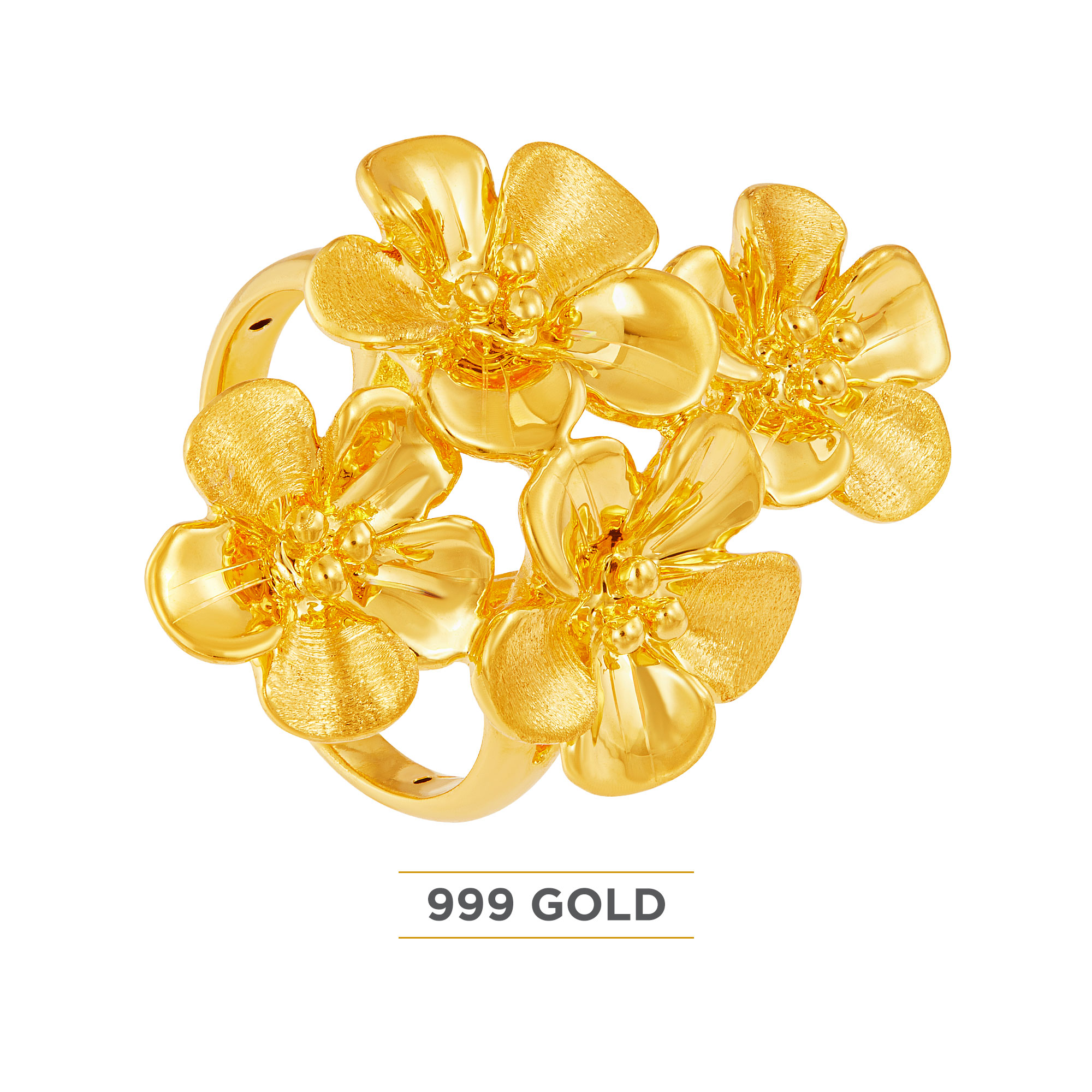 999/24K Yellow Gold Ring 9GR00641224