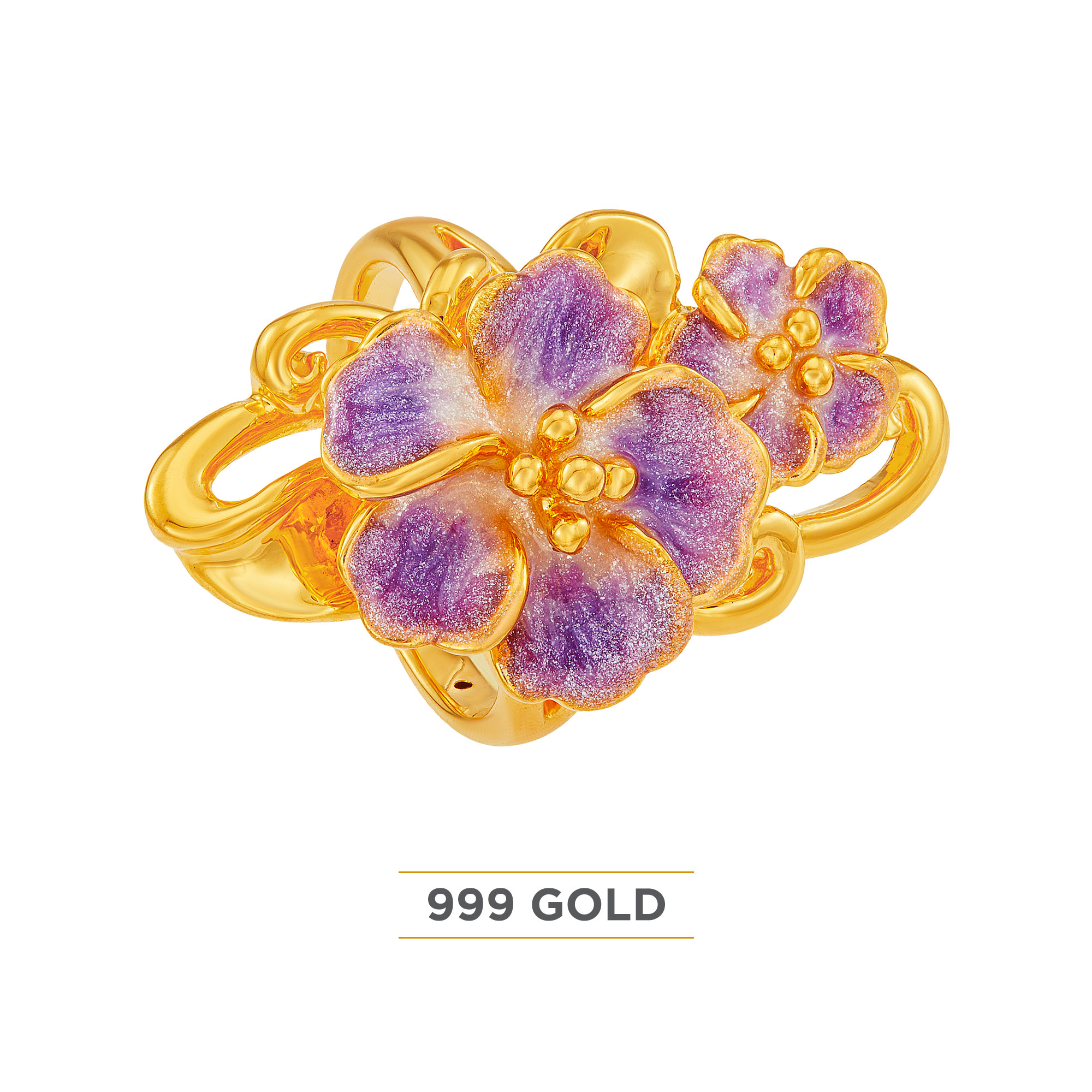 999/24K Yellow Gold Ring 9GR00621224