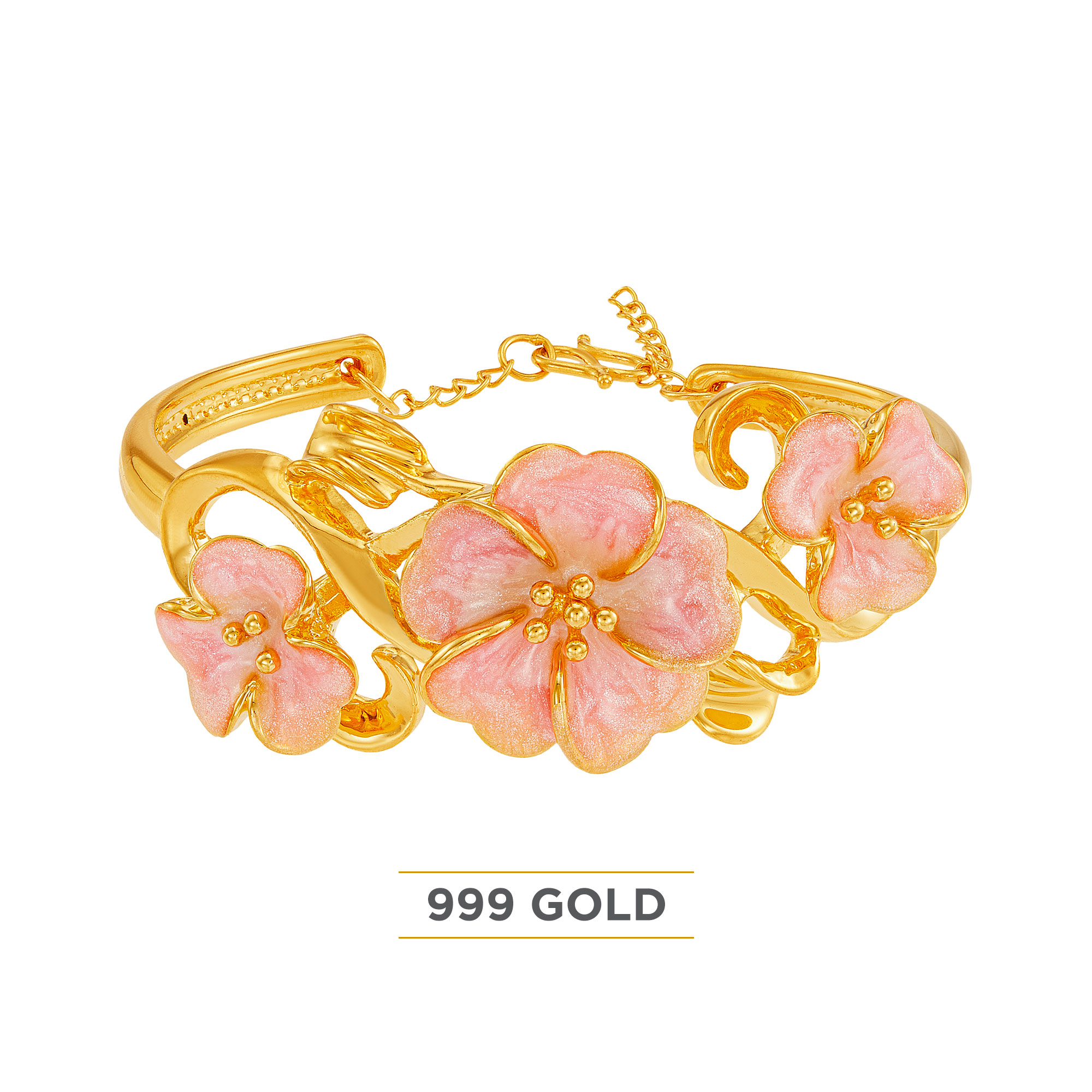 999/24K Yellow Gold Bangle 9GB00081224