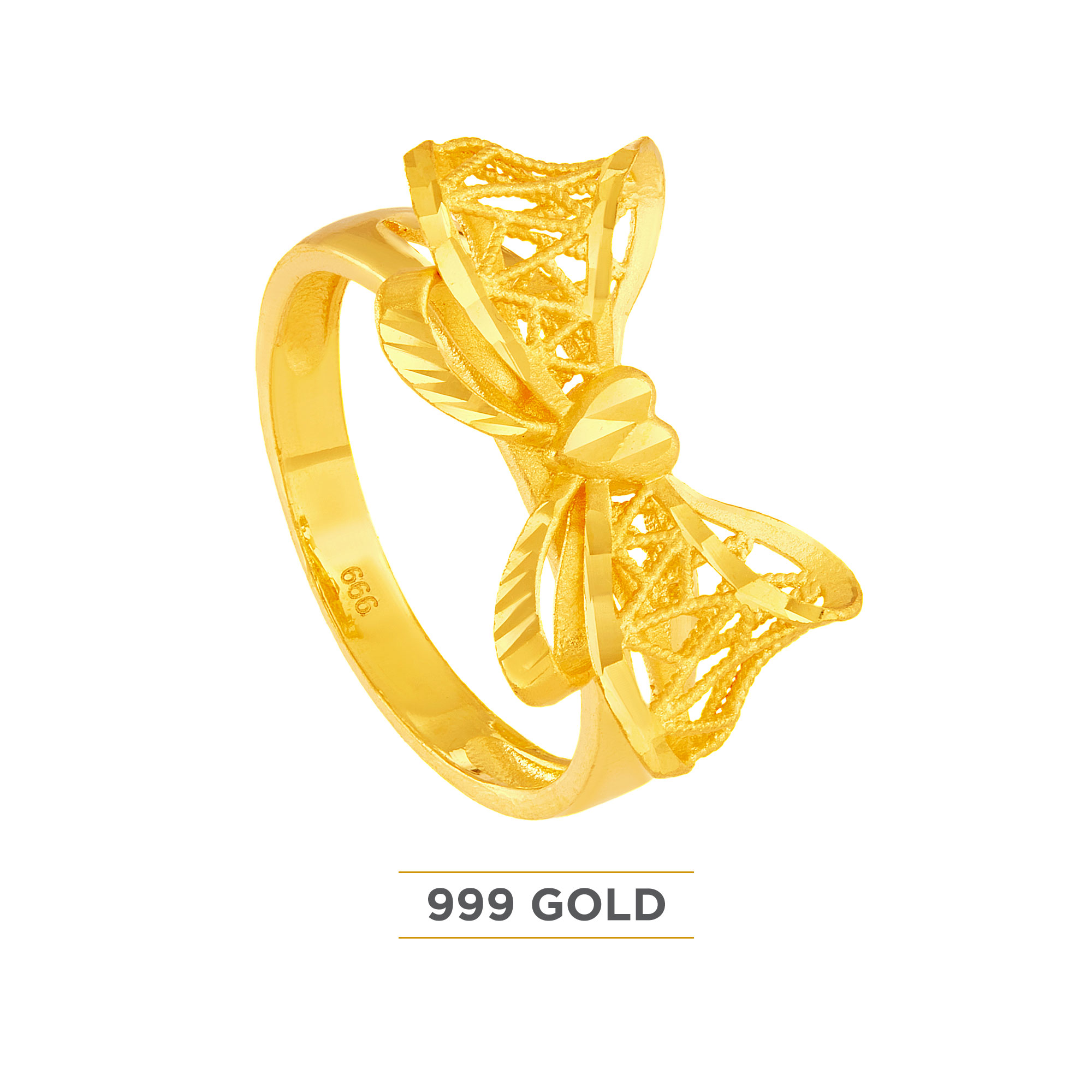 999/24K Yellow Gold Ring 9GR00800325