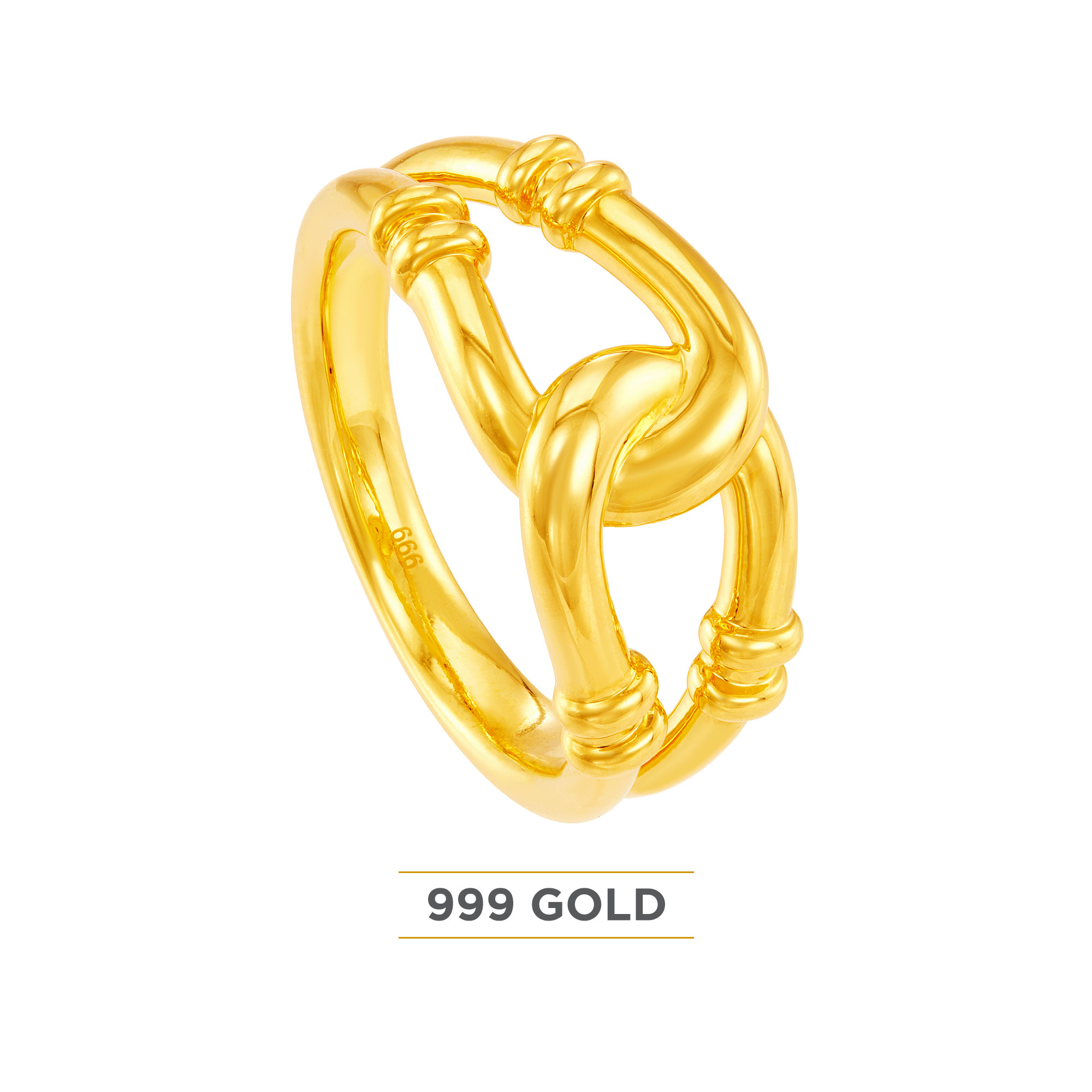 999/24K Yellow Gold Ring 9GR00551224