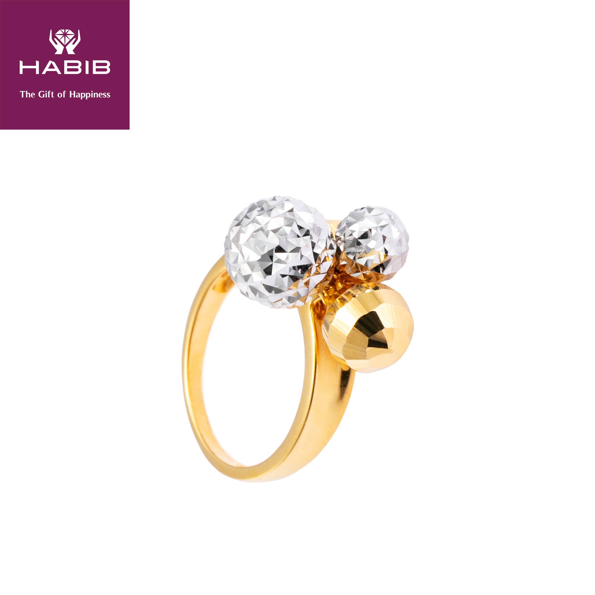 HABIB Evonne Gold Ring, 916 Gold