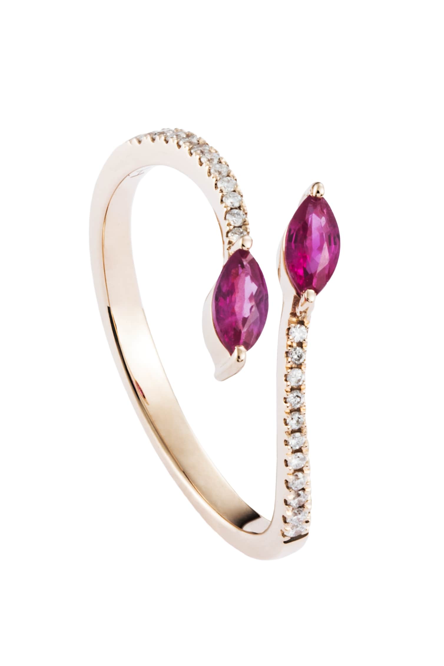 Biyu Ruby Diamond Ring | HABIB Jewels