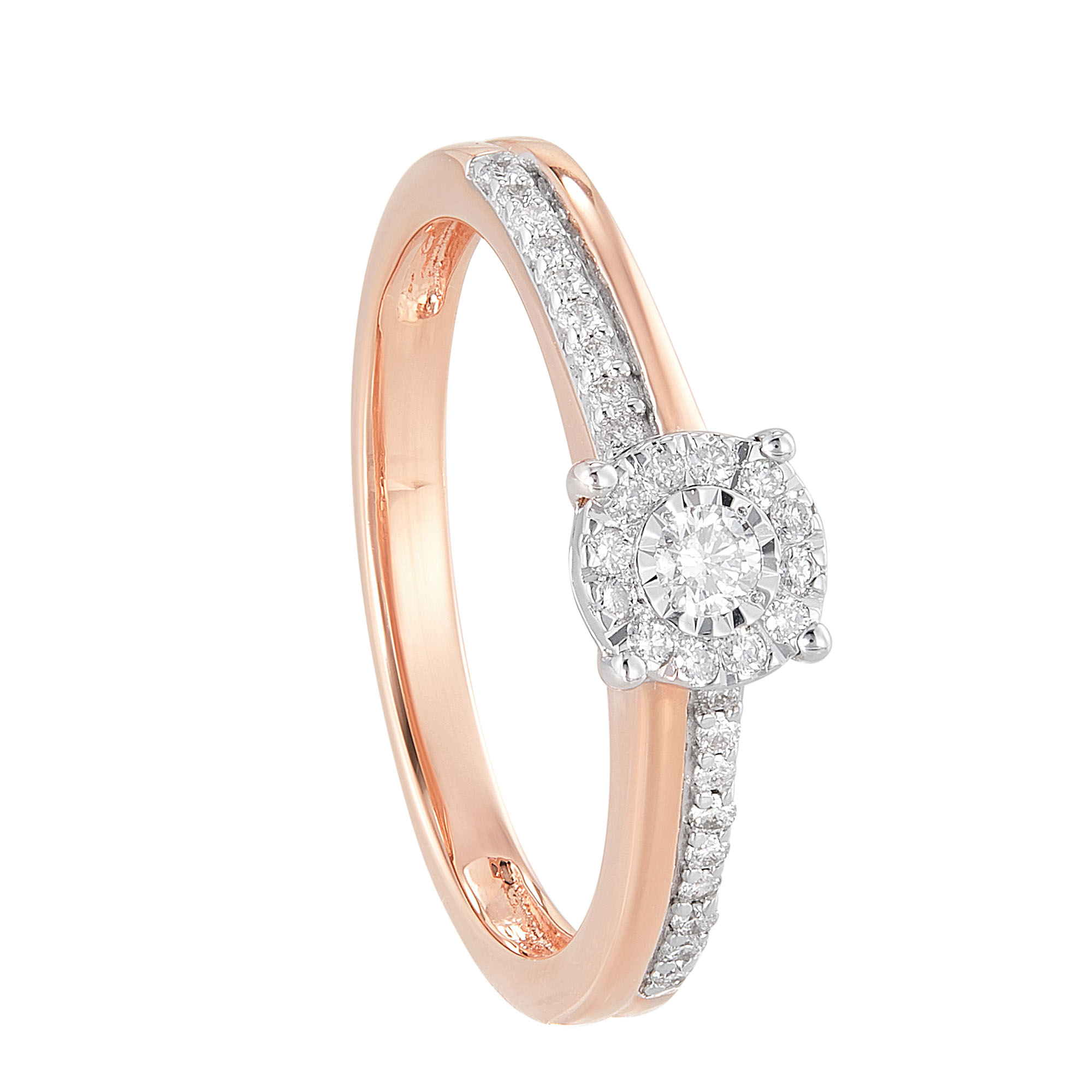 Pavé Halo Diamond Ring RG | HABIB Jewels