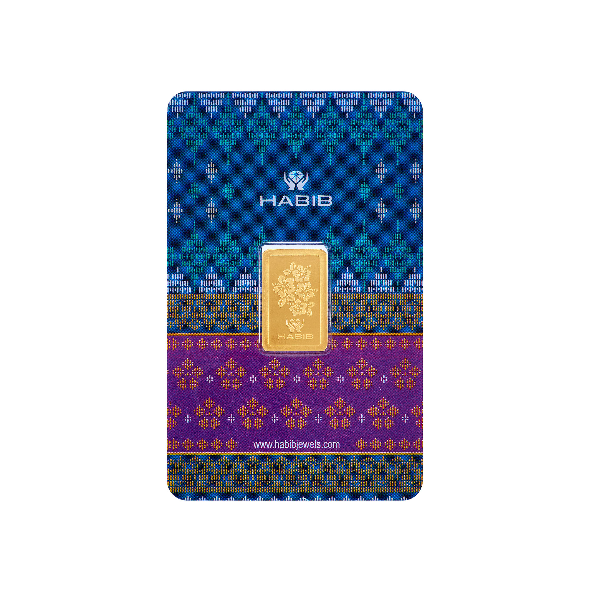 HABIB 2.5g 999.9 Gold Bar (Songket) - Accredited by London Bullion ...