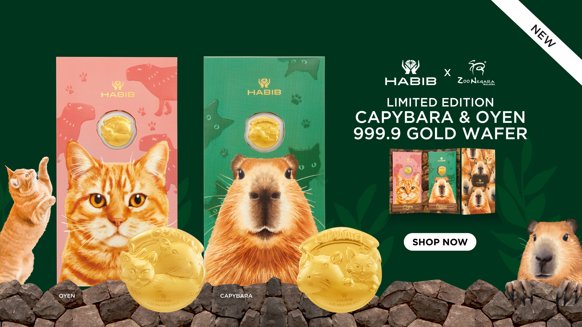 Gold Wafers - Wafer Emas | HABIB