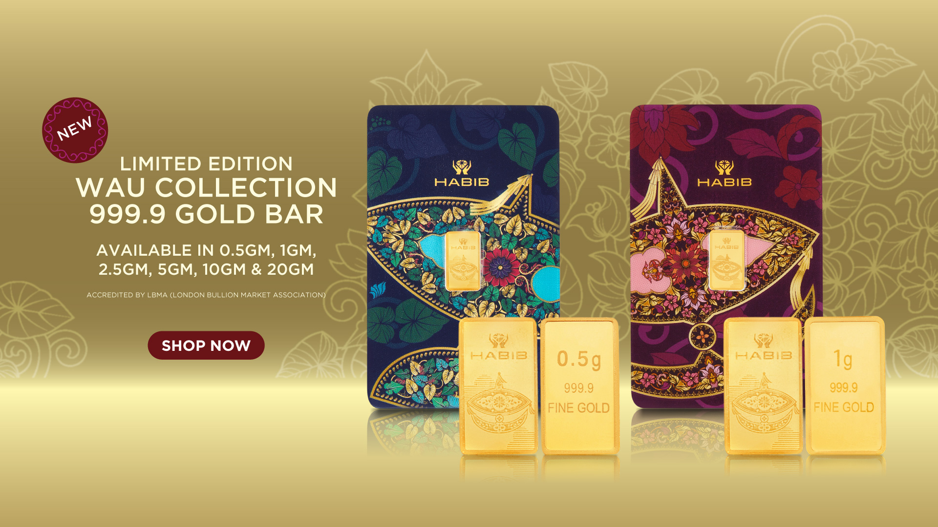 Gold Bars - Jongkong Emas | HABIB